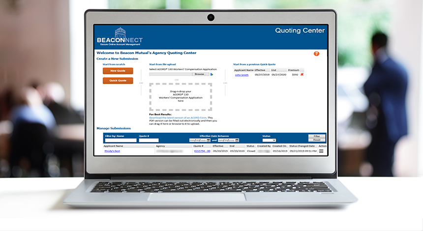 Beaconnect Home Page